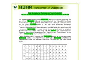 Huhn | Sekundarstufe 1