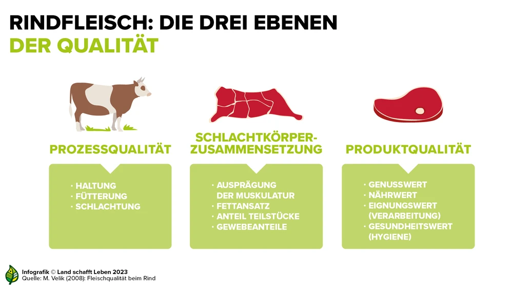 Unterscheidung im Regal | Rind | Land schafft Leben